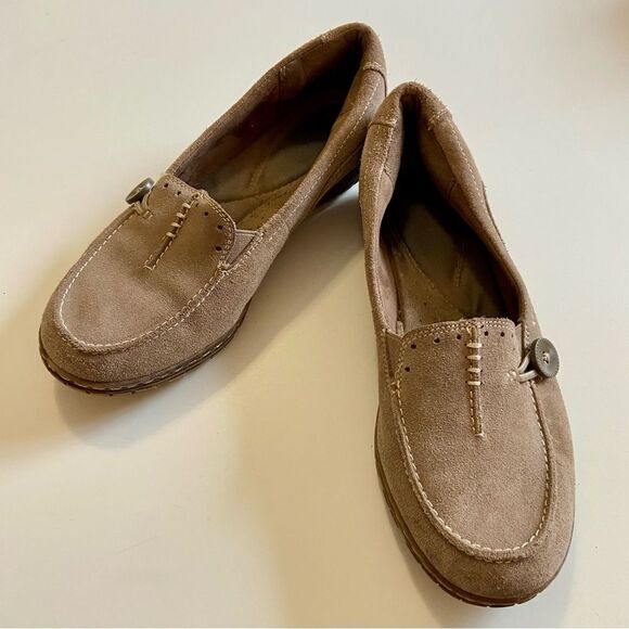 Natural Soul | Shoes | Natural Soul Womens Taupe Grey Comfort Memory ...